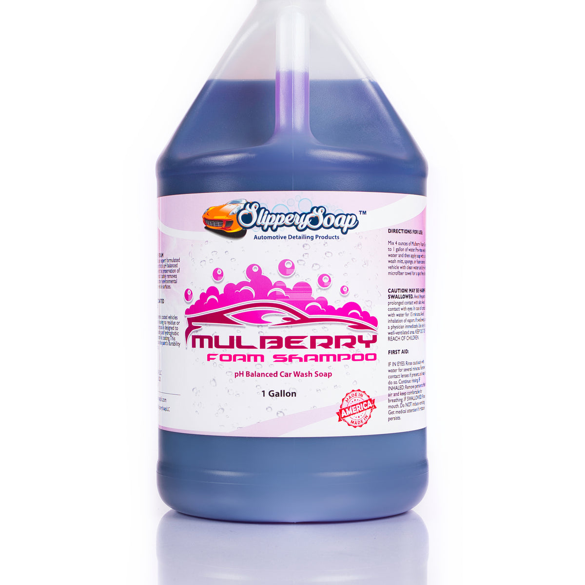 MULBERRY Foam Shampoo (1 Gal.) - #1 pH Neutral Car Shampoo — The ...