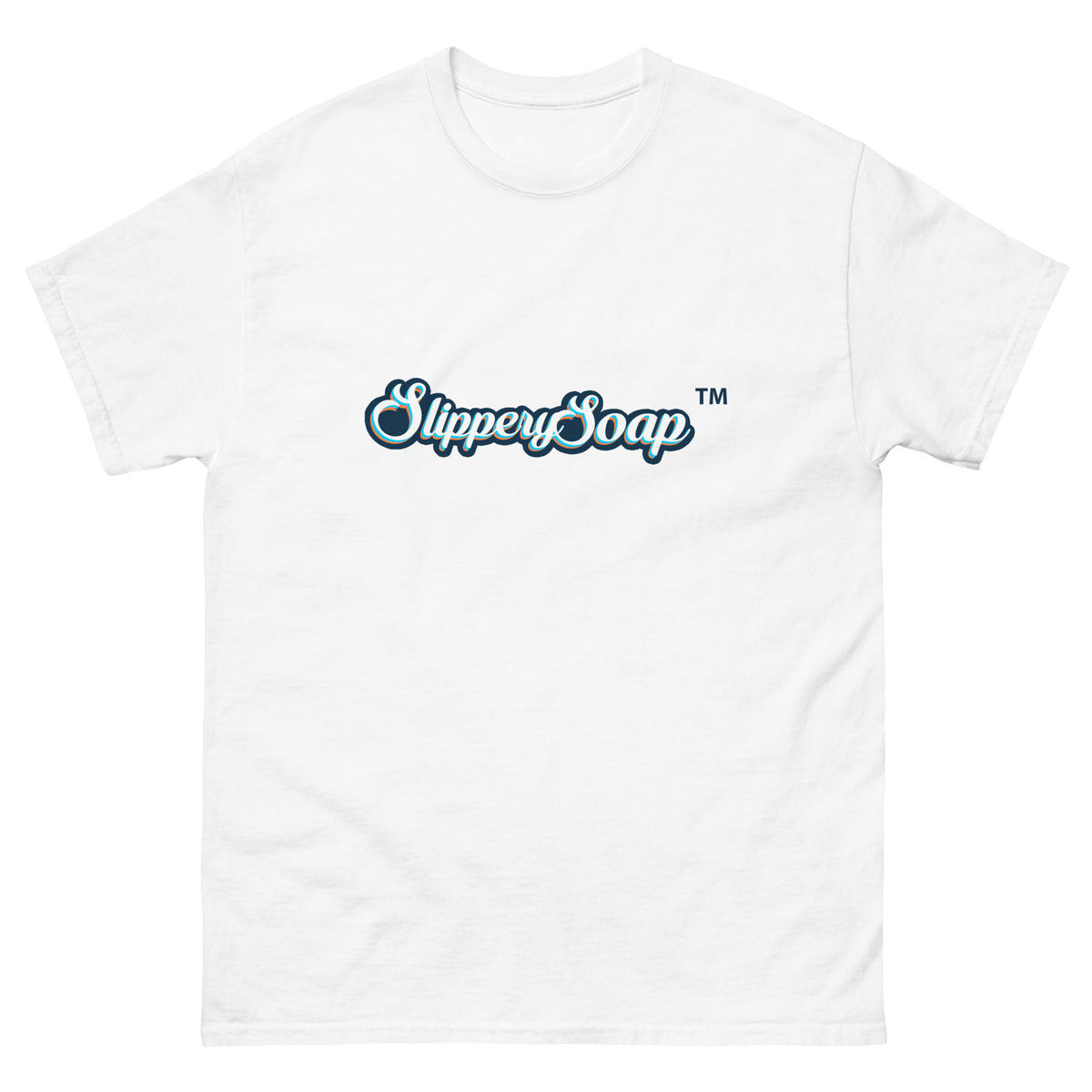 Slippery Soap Logo Tee- White — The Slippery Soap
